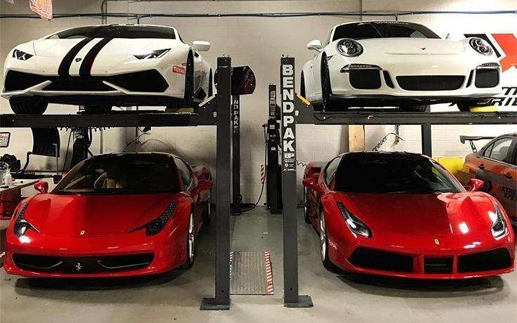 HD-7 Series (5175510) 7,000-lb. Capacity / Four-Post Parking Lift ...